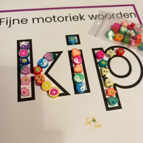 Download boekje woorden fijne motoriek - Juf Julie